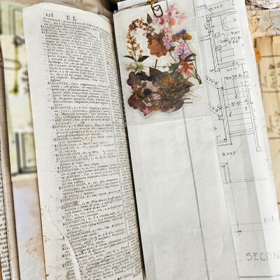 Printable Antique End Pages Kit 6 - Etsy