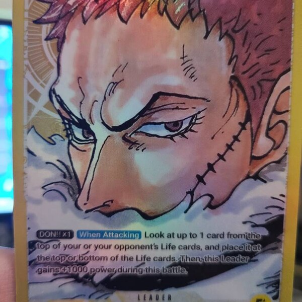 Leader Card | Custom Handmade Anime Trading Cards | TCG - Etsy