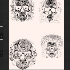 335 Procreate Creepy Brushes Bundle, Procreate Mystic Brushes ...