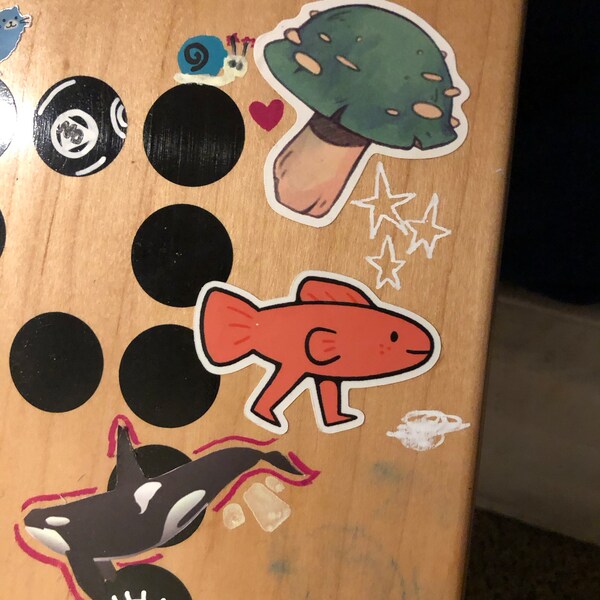 Poop Duck Vinyl Sticker // Waterproof Glossy Decal // Cute, Water ...