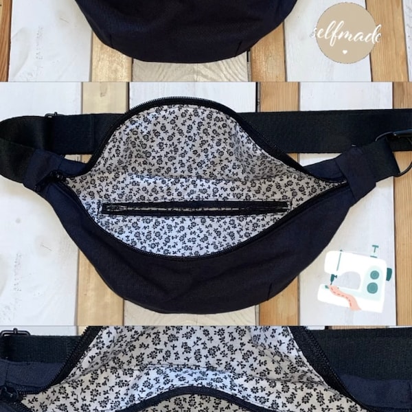 Fanny Pack Pattern, Bum Bag PDF Sewing Pattern, Sling Bag Pattern, Belt ...