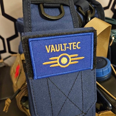 Vault-tec Fallout Insipried Patch Cosplay 3x2 Inches Hook and Loop ...