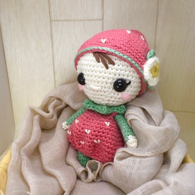 JAM BABIES SERIES: Strawberry Jam Baby crochet Pattern English Only - Etsy