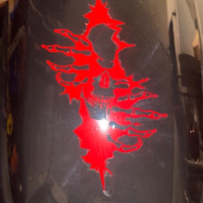 Skull Decal, Skull Vinyl Decal, Skull Sticker, Skull Car Window Decal ...