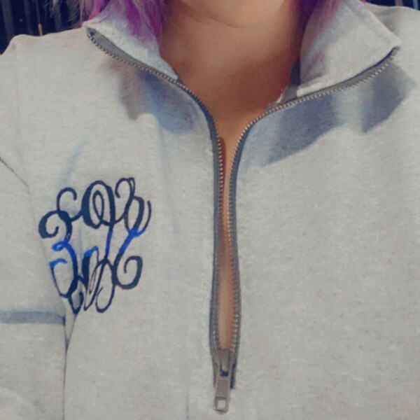 Thin Blue Line Monogram, Police Wife Sweatshirt, Police Mom, Police ...