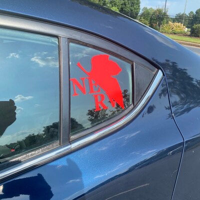 Evangelion Nerv Emblem Vinyl Decal Sticker for Car, Laptop Choose Size ...