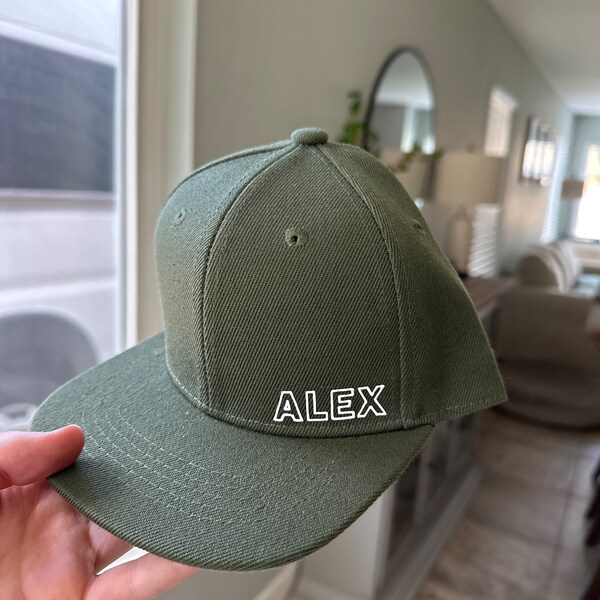 Toddler Custom Name Hat | Infant Name Snapback Hat | Custom Name Hat ...