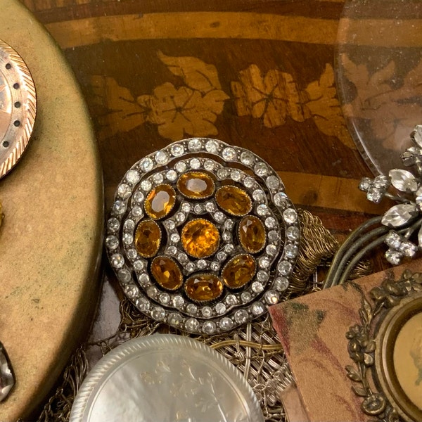 Large Antique Cooper Metal Button 19th Century 34 Mm Antique Button ...