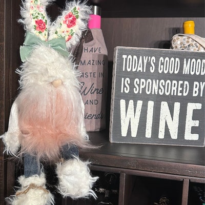 Farmhouse Bunny Gnome Rabbit Gnome Black and White Decor - Etsy