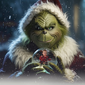 Grinch Inspired Digital Backdrops, Christmas Stock, Christmas ...