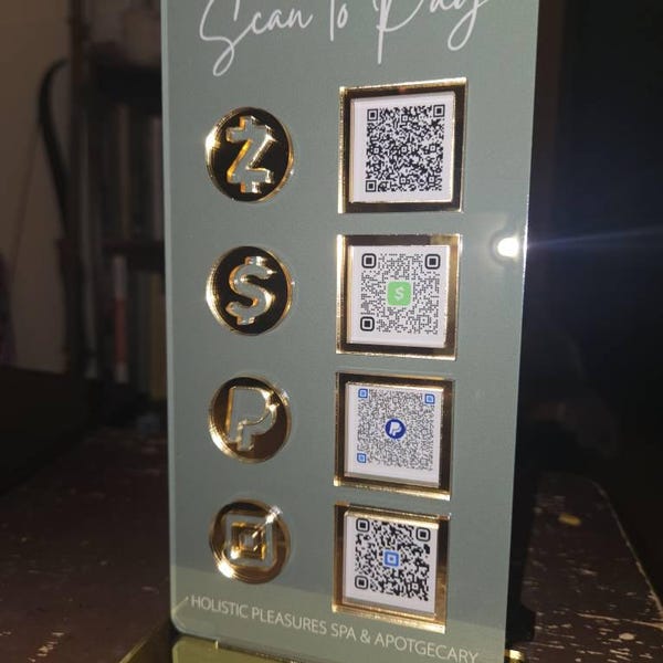 Artist Sign, Self Adhesive, Acrylic Plaque, Personalized Gallery Wall ...