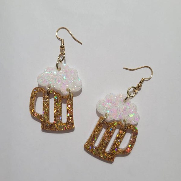 2 Piece Beer Pendant Mold, Beer Pendant Mold, Beer Drop Earrings Mold ...