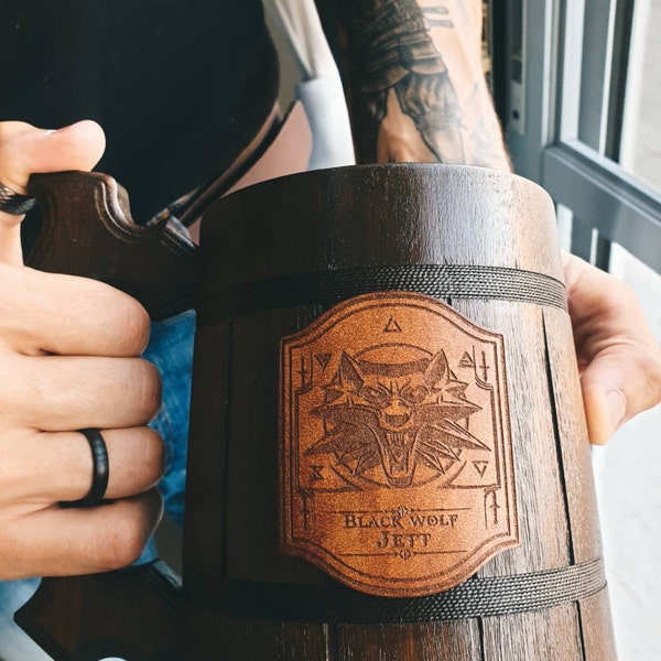 Witcher Mug | Geralt Medallion Personalized Gift | Witcher Gamer Gift ...