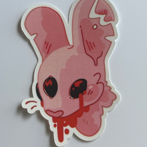 Dripping Gore Animal Stickers - Etsy