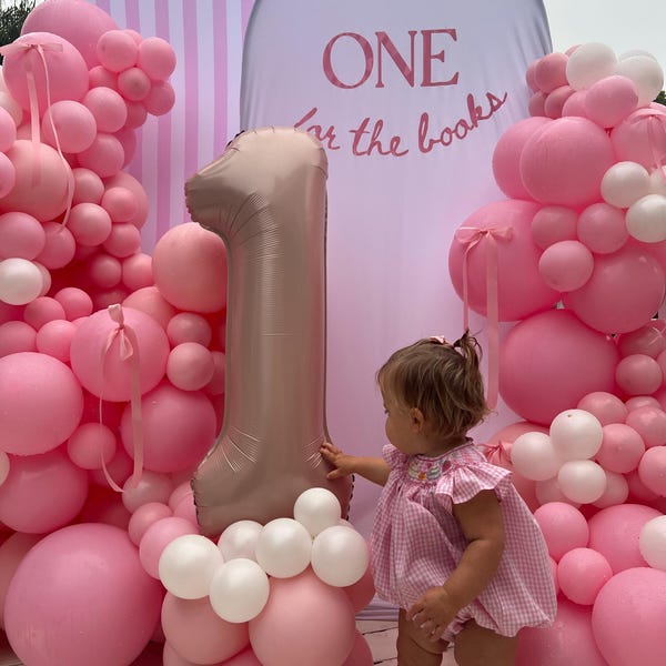 Number Balloon, 1st Birthday Boy, Blue Balloon, Theme 1st Birthday Boy ...