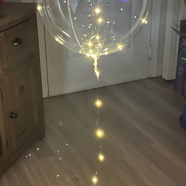 8 Pack Warm White Led Balloons With Batteries Party Balloons 20 Inch ...