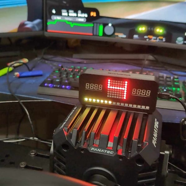 Sim Racing Dashboard for PC Steering Wheel Logitech Fanatec ...