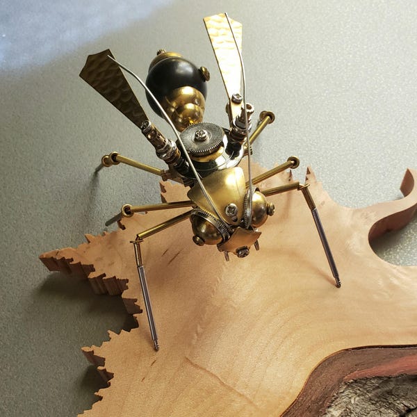 ANT - Steampunk/ Iron Bug/ Metal Insect Ver. 2 - Etsy