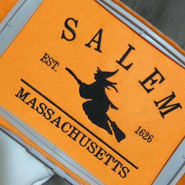 Salem Embroidery Design. 4 Sizes. Instant Download - Etsy
