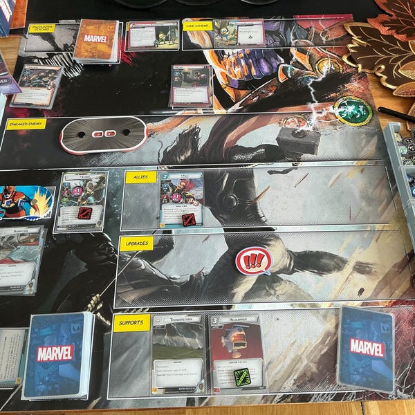 Radlands - Vinyl Playmat Gameboard for 2 Players- Custom Product ...