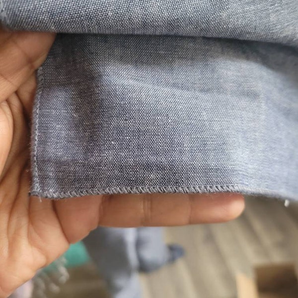 Denim Head Wrap -BLUE JEAN | Solid Color Chambray Headwraps & Turbans ...