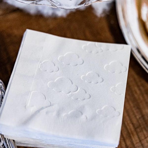 Musical Notes Napkins Embossed Paper Napkin Wedding Anniversary ...
