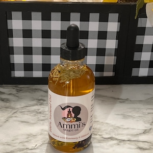 Ammi's 100% Natural Pure Hair Growth Oil With Rosemary & - Etsy