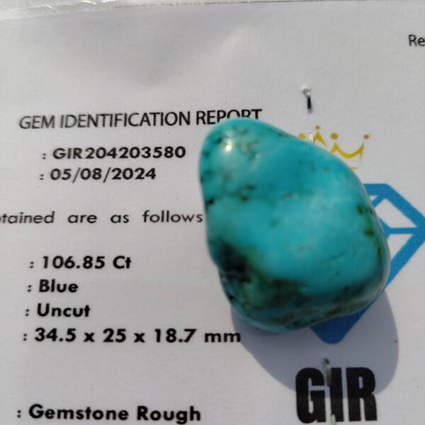 High Quality 50 Ct Arizona Blue Turquoise Rough-natural Raw Gemstone ...