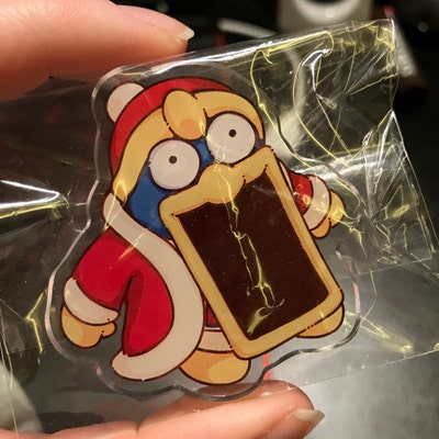 King Dedede Kirby Clobber Holographic Keychain - Etsy