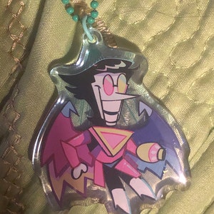 Spamton NEO Deltarune Holographic Keychain Acrylic and Epoxy Charm 2.5 ...