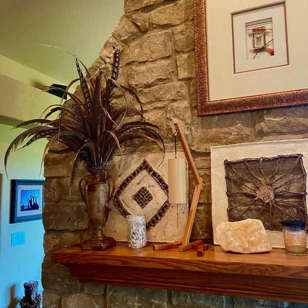 Natural Cherry Wood Single Chime Stand Hand Chimes CHIMES NOT INCLUDED ...