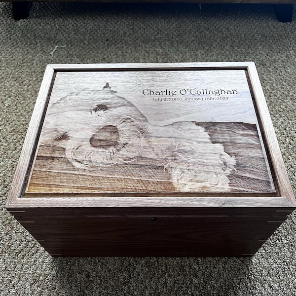 Extra Large Whitewash Oak Keepsake Box – Personalized Memory Box for ...