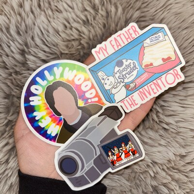 90s Horror Movie VHS Stack Sticker Halloween Stickers - Etsy