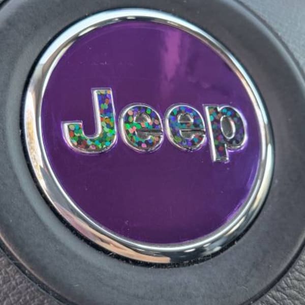 Chrome Jeep Emblem Sticker Decal, Wrangler JK, TJ, JL, Gladiator ...