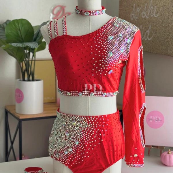 Custom Dance Costume One Piece Jazz Girl Dance Costume Contemporary ...