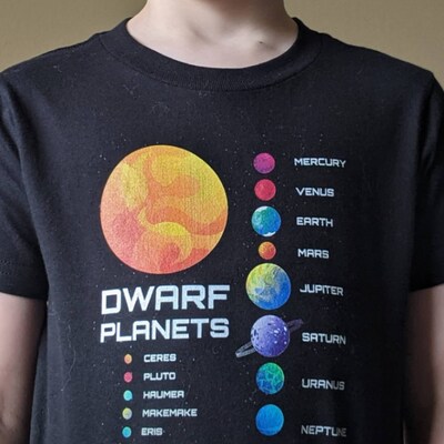 Solar System Dwarf Planets Space Astronaut T-shirt, Astronomer Gifts ...
