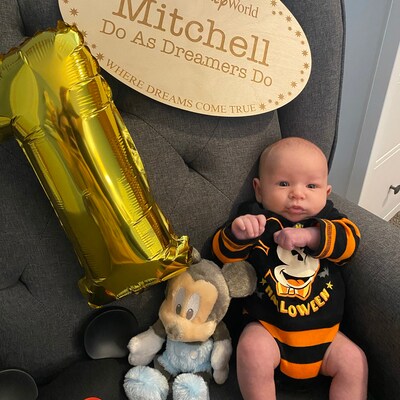 Custom Mickey Large Name Tag, Mickey Name Tag, Mickey Home Decor ...