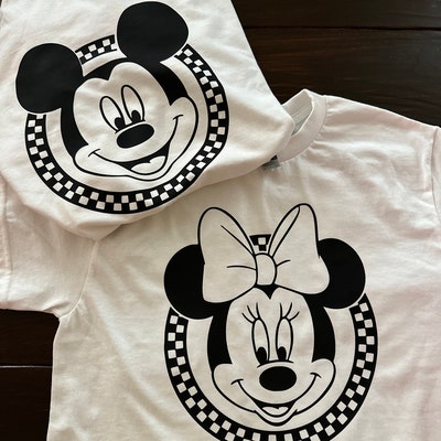 Checkered Mouse, Mickey Minnie Mouse, Movie, Retro, Ears Head, Svg Png ...