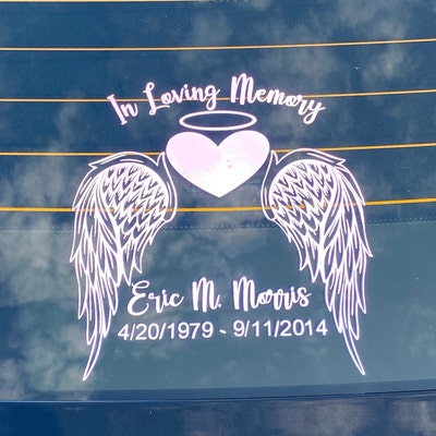 In Loving Memory Decal - Etsy