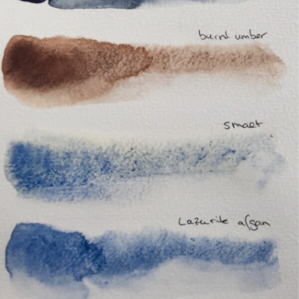 Handmade Watercolor - Smalt - for Painting, Calligraphy, and Lettering ...
