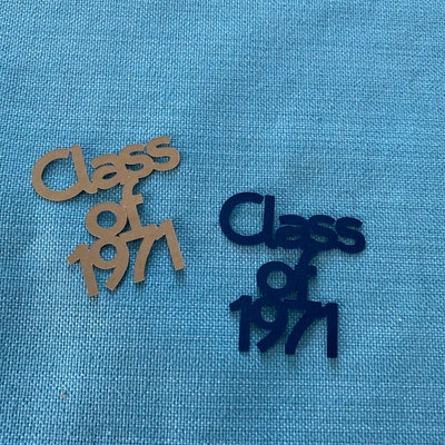 Class Reunion Confetti / Reunion Decor / High School Reunion Confetti ...