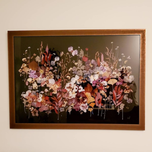 Purse PRINT of My Pressed Flower Art Purse Artwork Fashion Print ...