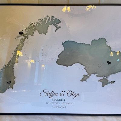 Custom Travel Map, Personalised Adventure Trip, Places Travelled ...