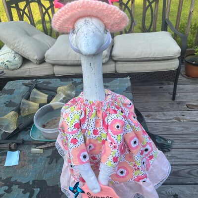 Best Dressed Goose Geese Clothes Outfit 25-27 LARGE Summer Fall ...