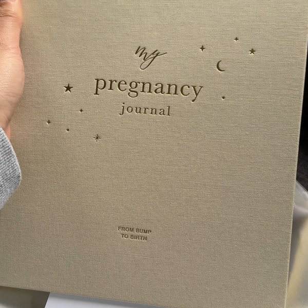 My Pregnancy Journal, Expectant Mother Gift, Pregnancy Planner - Pearl ...