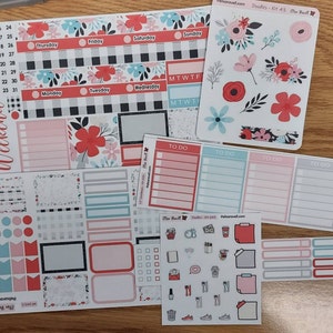 Custom Script Sticker Sheet Planner Stickers Choose Your | Etsy