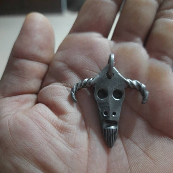 Ram Pendant, Goat, Handmade, Forged, Blacksmith, Pendant, Jewellery ...