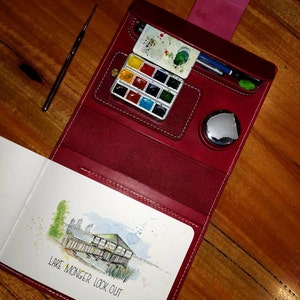 Watercolor Sketchbook Travel Kit Compact for Moleskine | Etsy