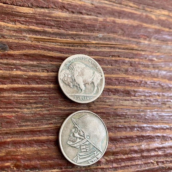 Hobo Coin Anubis Ancient Egyptian God of Afterlife American Custom Coin ...