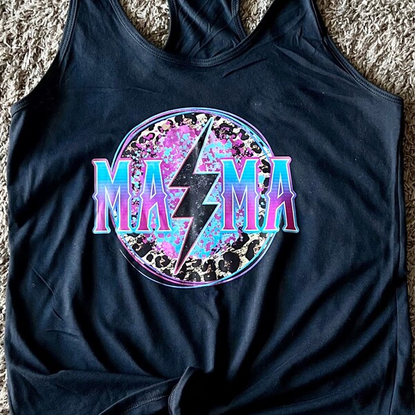 Mama Dtf, Leopard Mama Dtf, Mama Lightning Bolt Dtf, Mama Dtf, Retro Print, Mama Digital ...